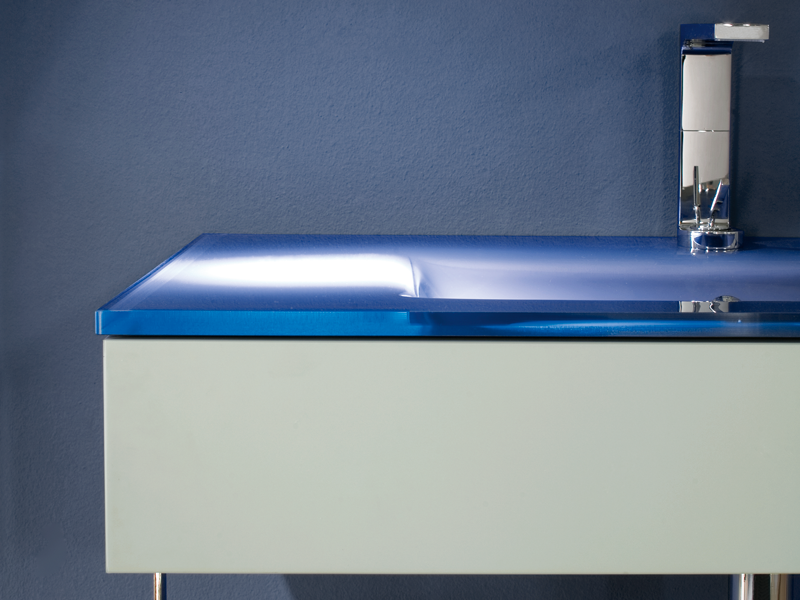 Cristallo | Glass Bathroom Countertops | Hastings Bath Collection