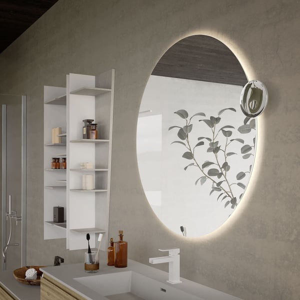 Loop | Round Mirror | Hastings Bath Collection