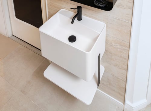 Chester | Matte White Basin | Hastings Bath Collection