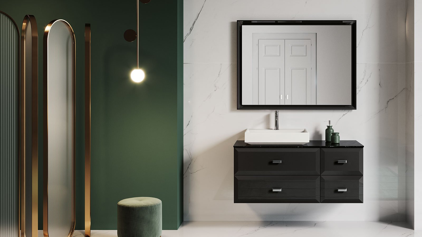 Luxury Bathroom Vanity with Drawers | Mako Collection at Hastings Bath